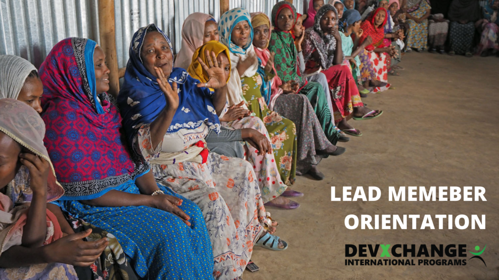 Lead Member Orientation – Members of Devxchange